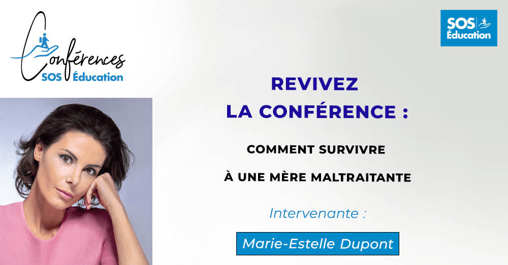 Conférence de Marie-Estelle Dupont : la vidéo est disponible ! | SOS ...
