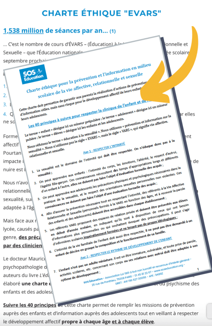 EVARS - Conseils aux parents